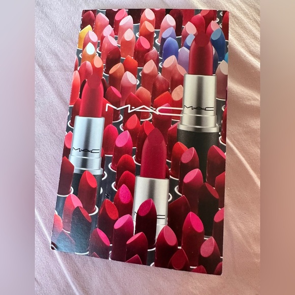 Makeup | Mac Lipstick Sample Card Set Ruby Woo Cockney Mac Red Sealed ...